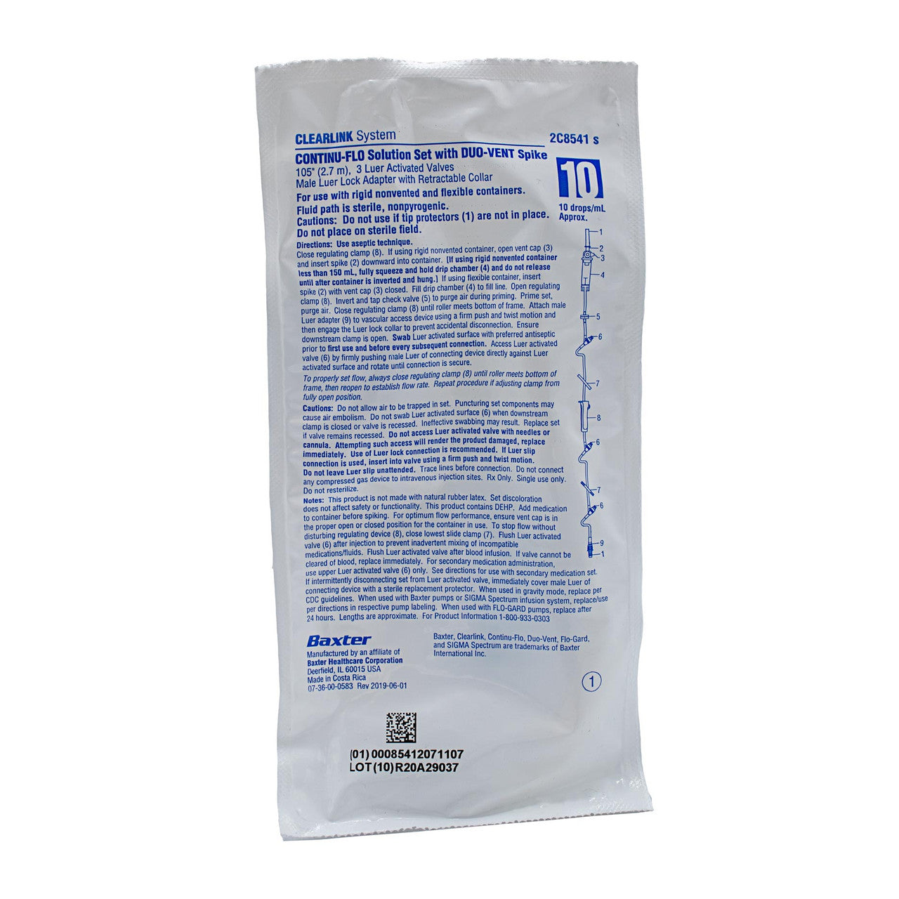 IV Tubing - IV Administration Set, 10 Drops / mL, Multiple Ports – IV ...