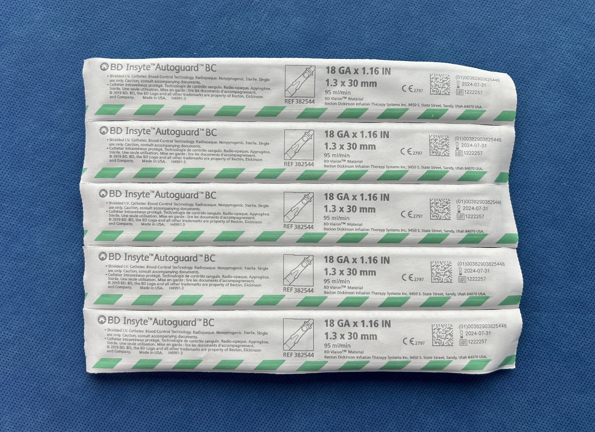 Shielded IV Catheter - 18G / 20G / 22G / 24G - 5 Pack – IV Supply Clinic