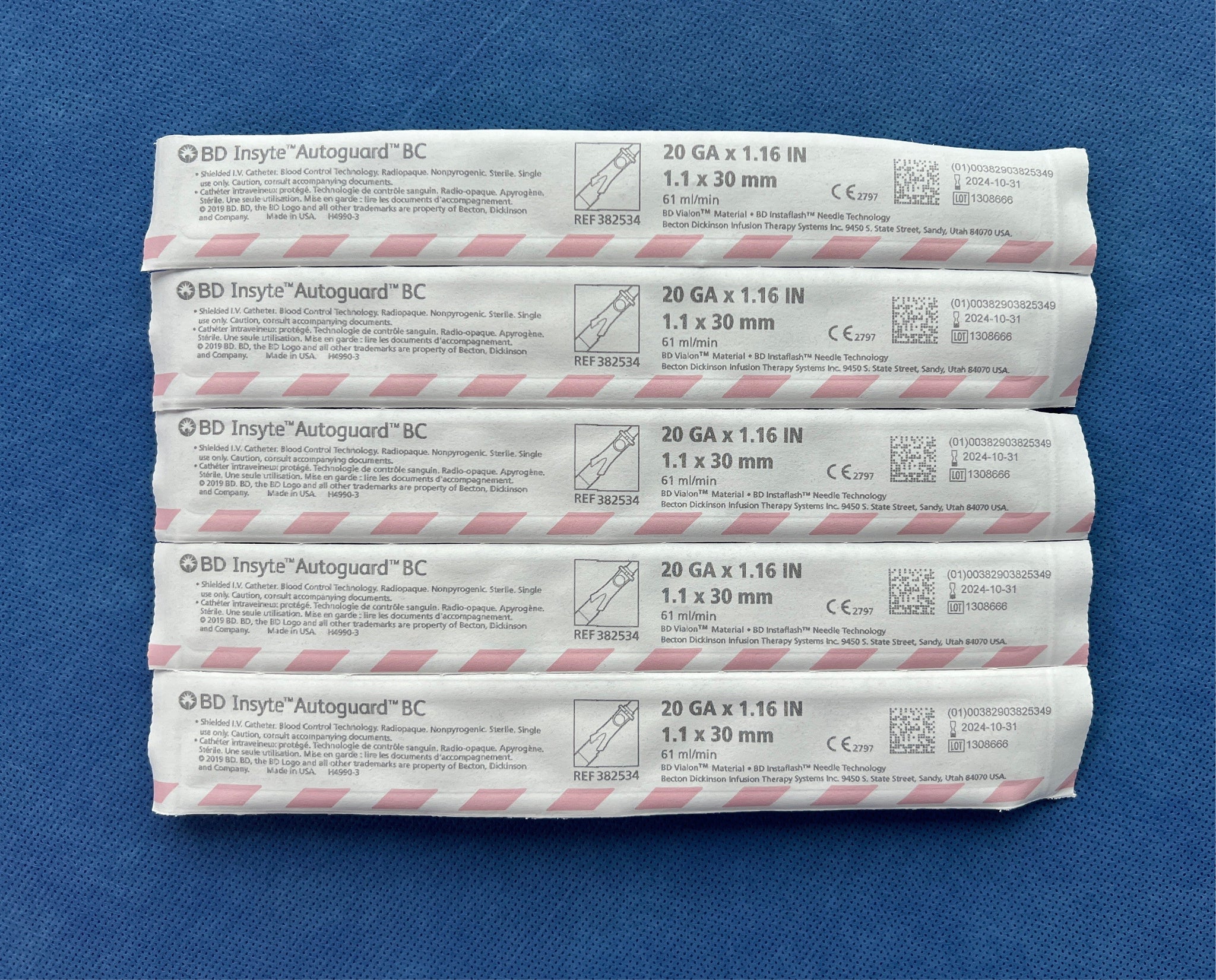 Shielded IV Catheter - 18G / 20G / 22G / 24G - 5 Pack – IV Supply Clinic
