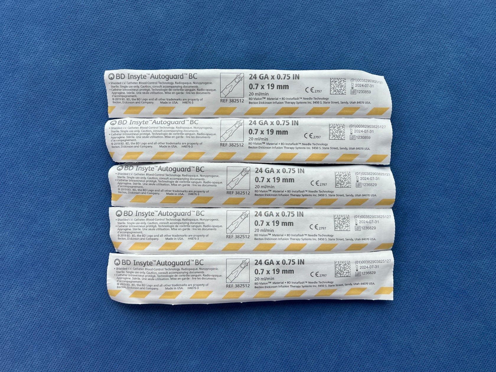 Shielded IV Catheter - 18G / 20G / 22G / 24G - 5 Pack – IV Supply Clinic