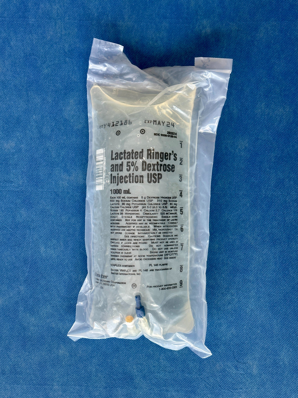 No Rx Required - 5% Dextrose in Lactated Ringer's (D5LR) IV Fluid Bag – IV Supply Clinic